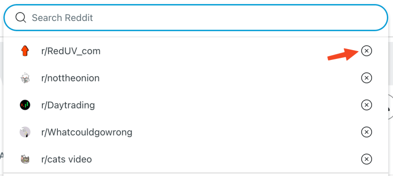 How to Delete Your Reddit Search History - REDUV